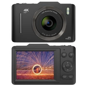 H16 DIGITAL CAMERA WITH 16X ZOOM AND 32GB MEMORY CARD - BLACK