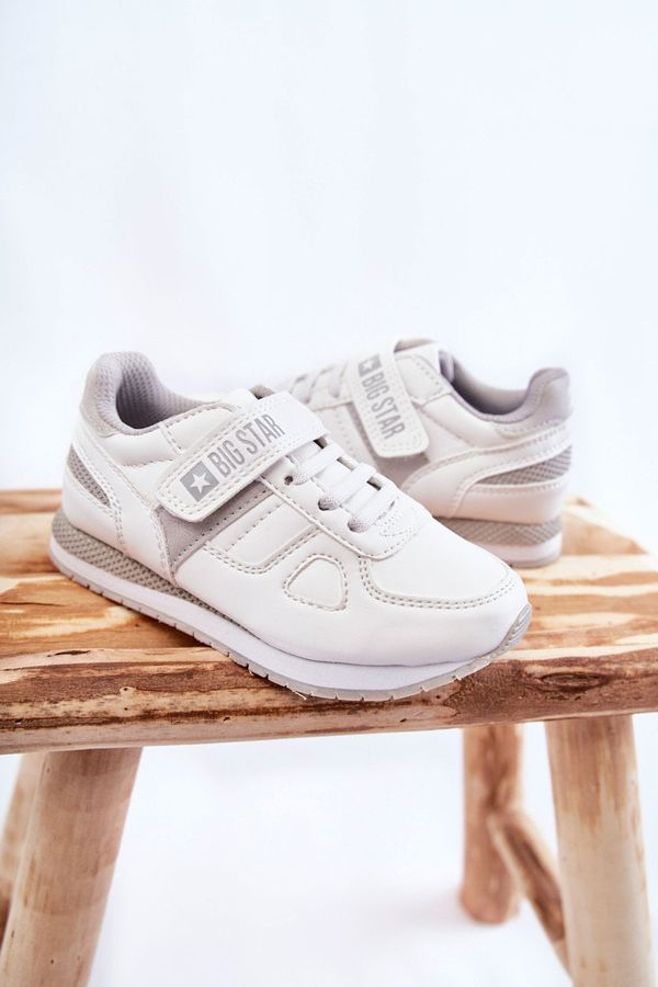 KIDS SPORTS SHOES BIG STAR KK374009 WHITE