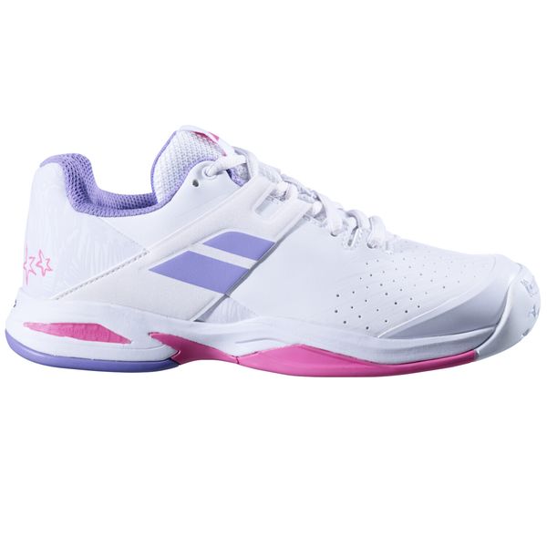BABOLAT PROPULSE ALL COURT JUNIOR GIRL WHITE/LAVENDER EUR 39 CHILDREN'S TENNIS SHOES