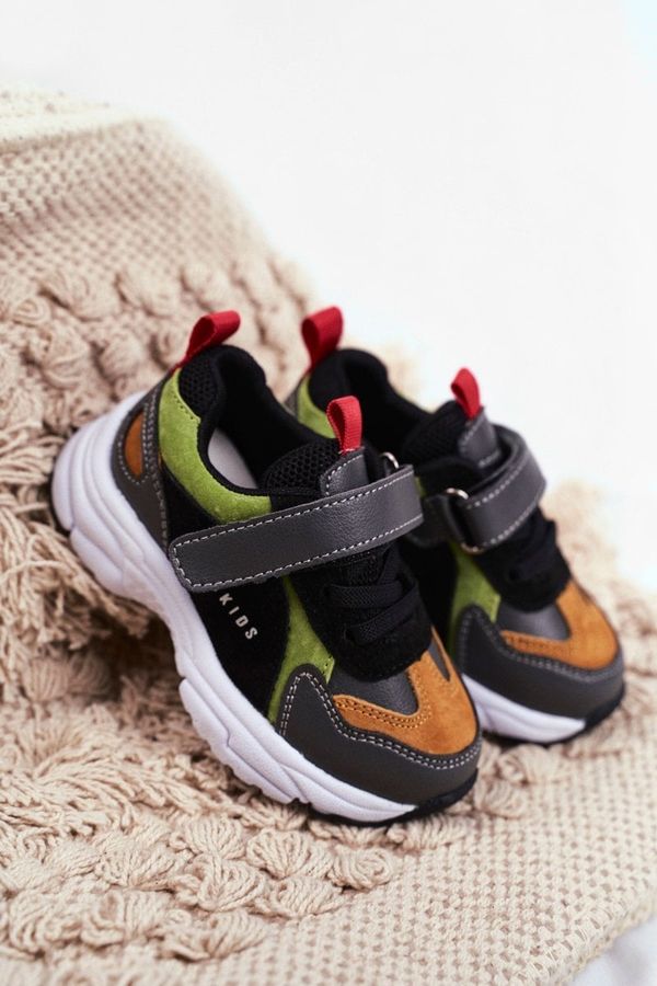 CHILDREN'S SPORTS SHOES BLACK ABCKIDS