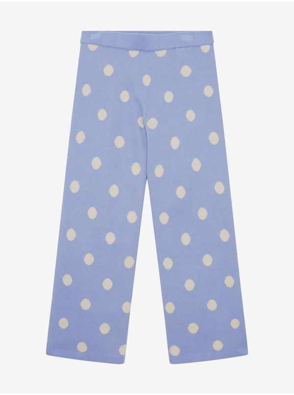 BLUE GIRLS' POLKA DOT SWEATPANTS TOM TAILOR - GIRLS