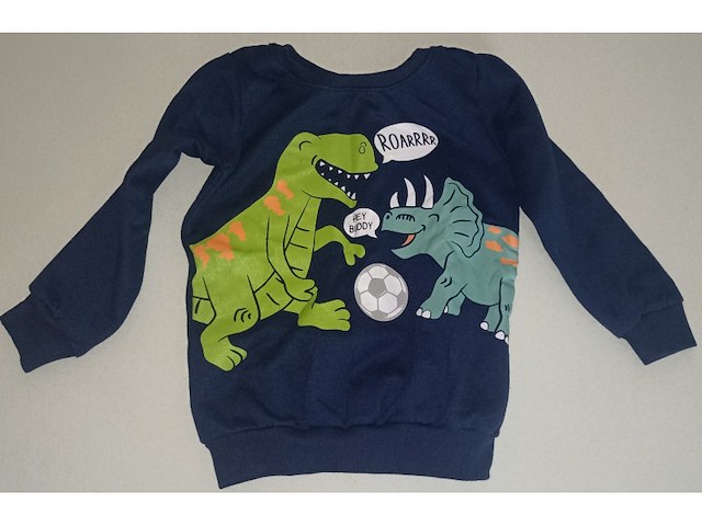 Topli duks sa dinosaurusima NOVO SA ETIKETOM