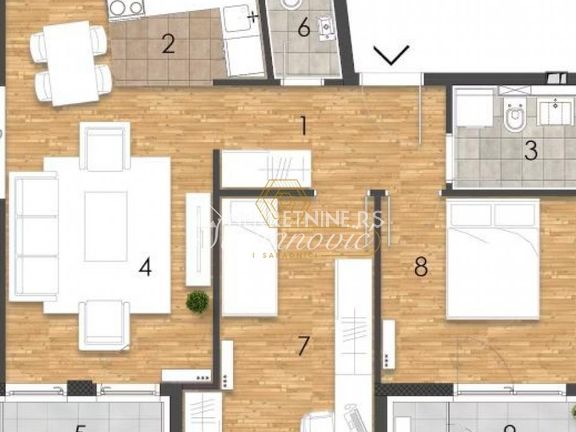 Novi Sad, Grbavica, 3.0 stan, 66m2, 209920 EUR