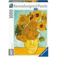 Ravensburger puzzle Art - Vincent Van Gogh - Sunflowers 1000 delova