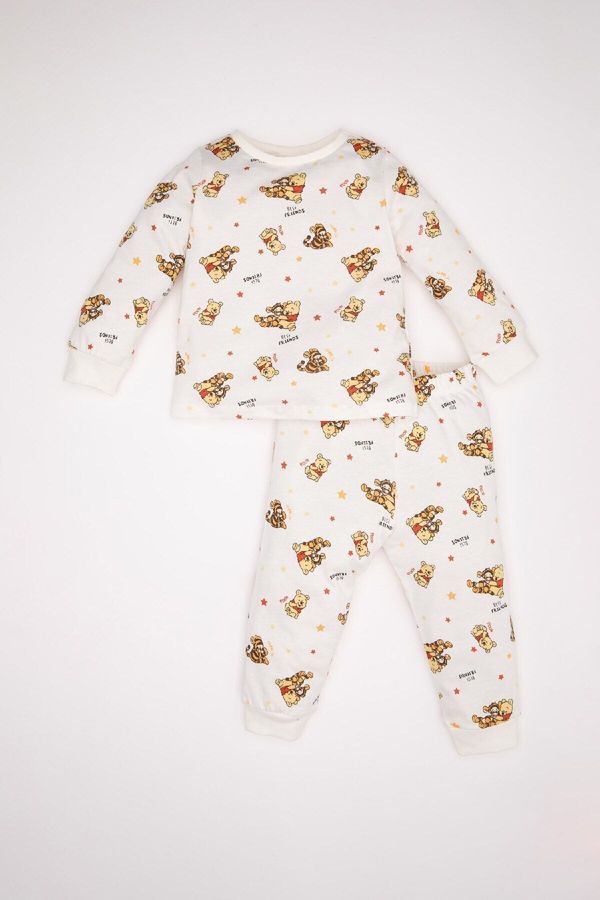 DEFACTO BABY BOY DISNEY WINNIE THE POOH LONG SLEEVE TOP LONG BOTTOM COTTON PAJAMA SET