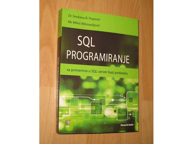 SQL PROGRAMIRANJE Popovic, Milosavljevic CET NOVO