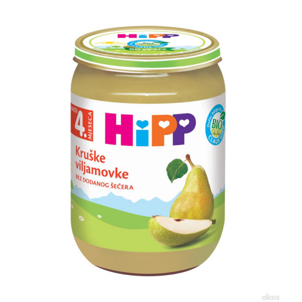 HIPP Bio kruška viljamovka 190g