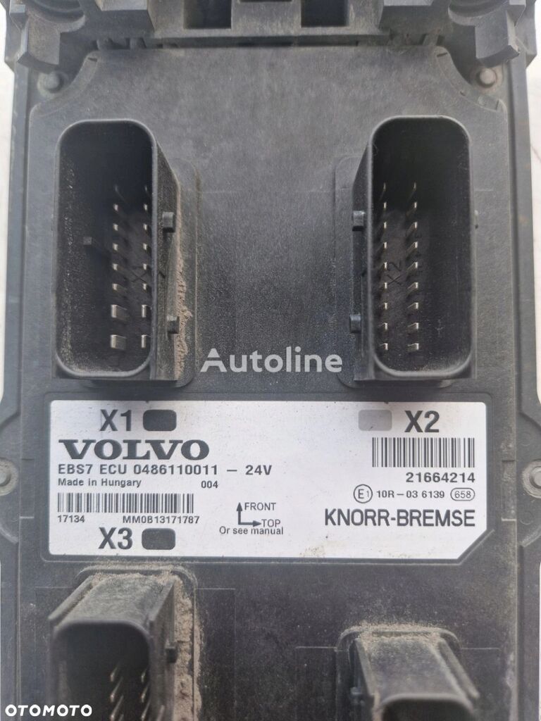 Volvo STEROWNIK MODUŁ EBS 7 ECU FH 4 FM 4 21664214 0486110011 6X2 upravljačka jedinica za Volvo VOLVO FH 4 FM 4 21664214 0486110011 6X2 kamiona