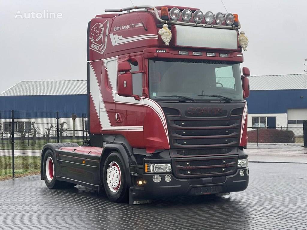 Scania R580 V8 SILVER GRIFFIN 66/100, LIMITED EDITION, FULL AIR, RETARD tegljač