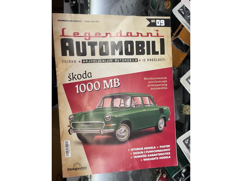 Legendarni automobili broj 9 ŠKODA 1000MB