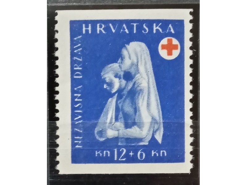 HRVATSKA NDH 1943 - BOLNIČARKA I RANJENIK **