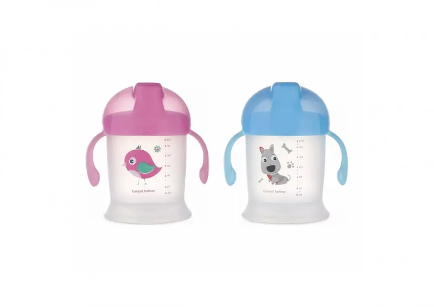 CANPOL BABY NON SPILL SOLJA SA RUCKAMA 31300 200ML "BUNNY & COMPANY" (31300)