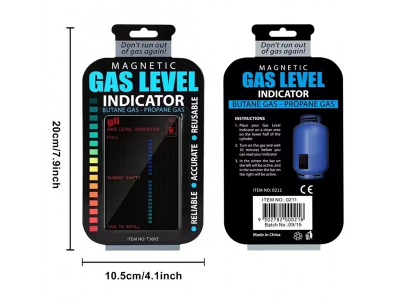 Gas level indikator