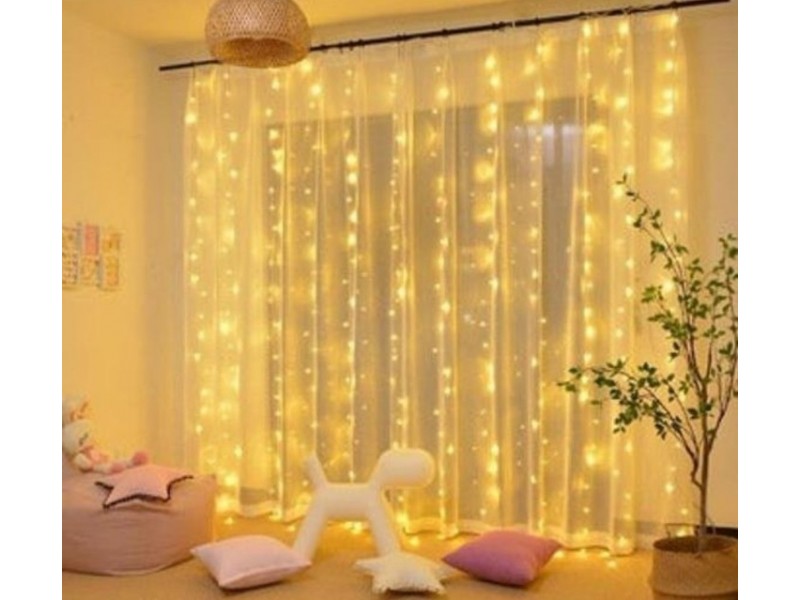 * DECOR ZAVESA * LED LAMPIONI * 3x2m * NOVO *