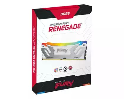 KINGSTON CUDIMM DDR5 24GB 8400MT/s KF584CU40RWA-24 FURY Renegade White RGB XMP