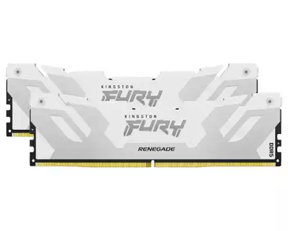 KINGSTON CUDIMM DDR5 48GB (2x24GB kit) 8400MT/s KF584CU40RWK2-48 FURY Renegade White XMP