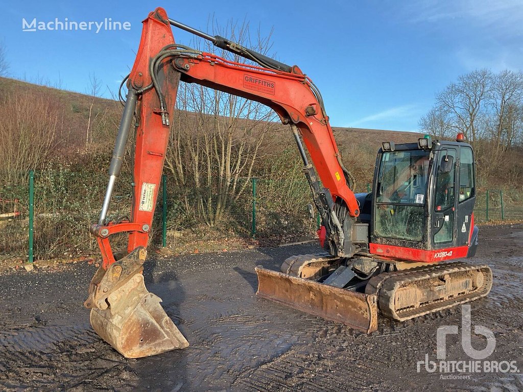 Prodaje se Kubota KX080-4 bager guseničar na aukciji