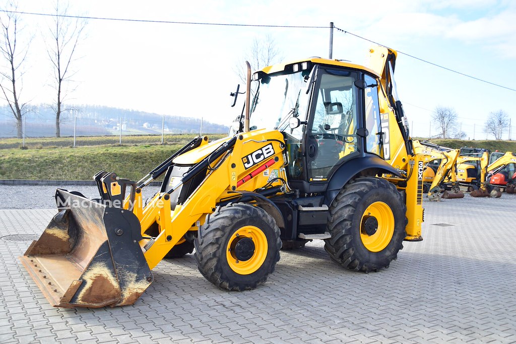 JCB 3CX Sitemaster PLUS AEC Joystick CONTROL bager-utovarivač