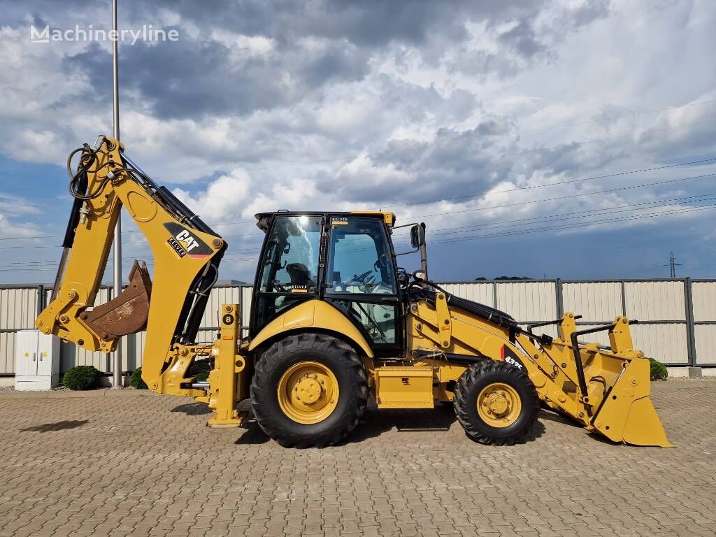 Caterpillar 432E * 2008r. * 4 656 mth * 4 buckets * bager-utovarivač