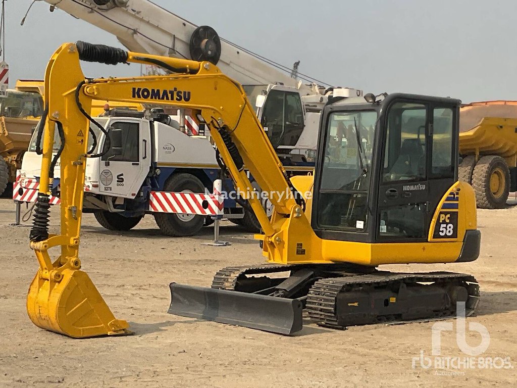 Prodaje se Komatsu PC58-8 mini bager na aukciji