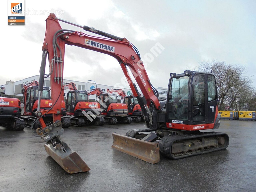 Kubota KX 080-4 mini bager