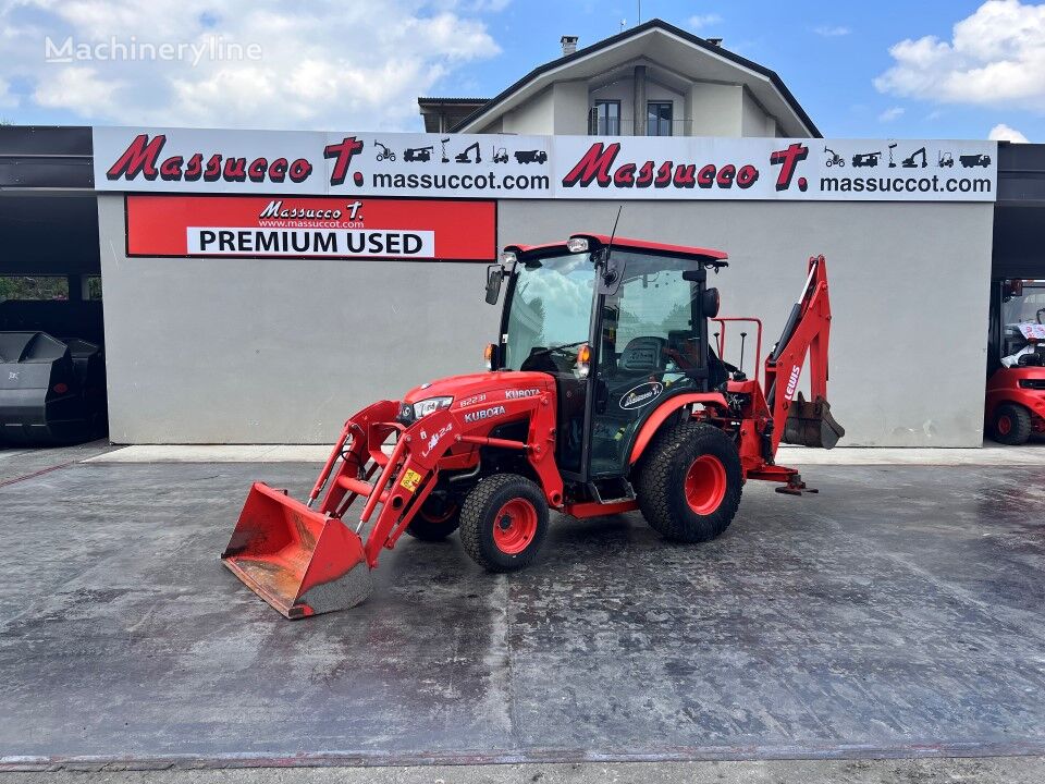 Kubota B2231 4x4 CON retro LEWIS bager-utovarivač