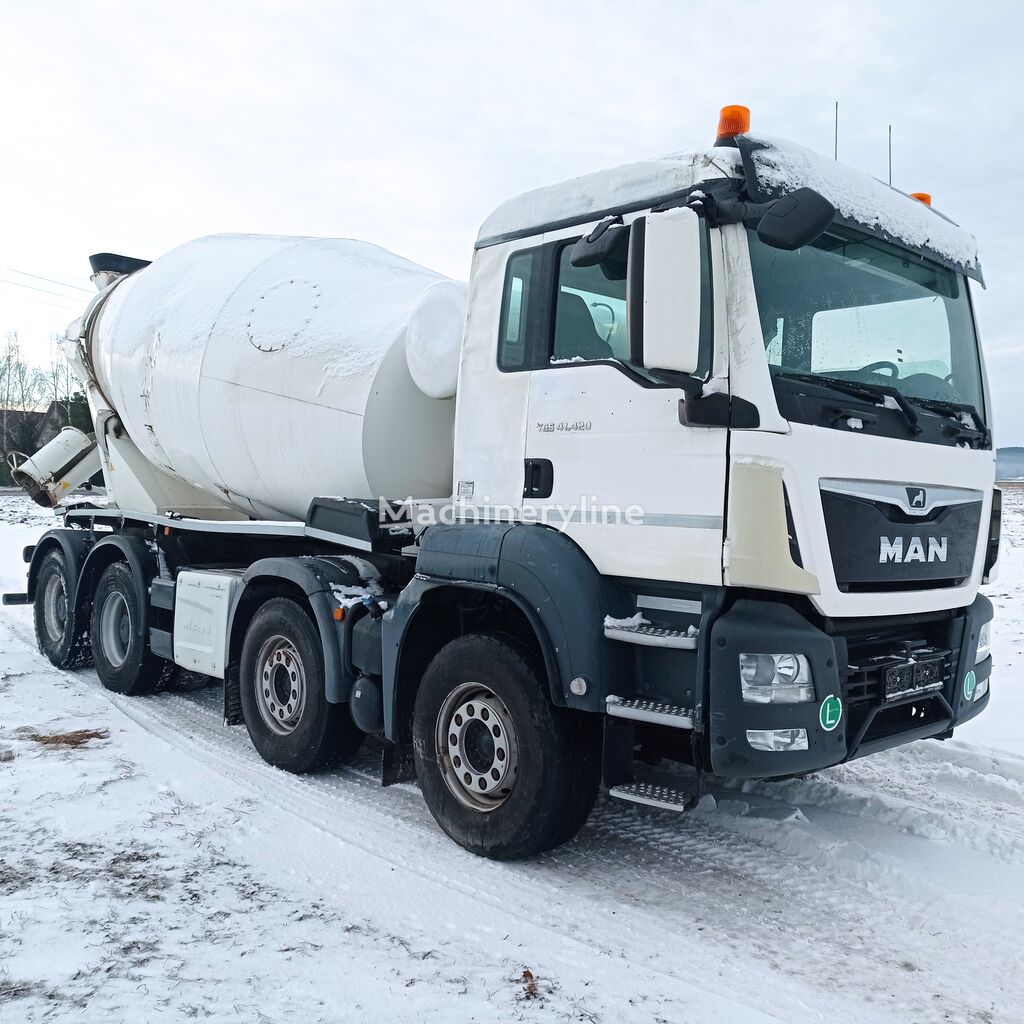 Liebherr na šasiji MAN TGS 41-420 8x4 Libherr HTM 1005F Motor Getriebe Achsen Kühler s kamion s mešalicom za beton