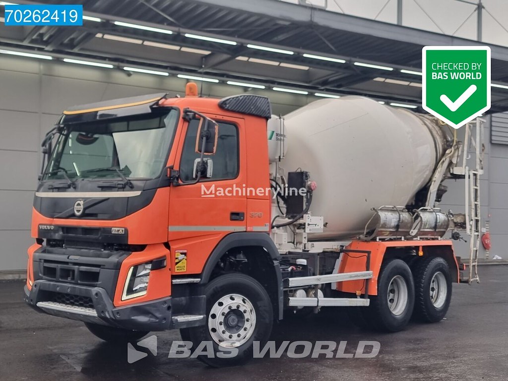 Volvo FMX 370 6X4 Schwing Stetter 9m3 Steelsuspension VEB Euro 6 kamion s mešalicom za beton