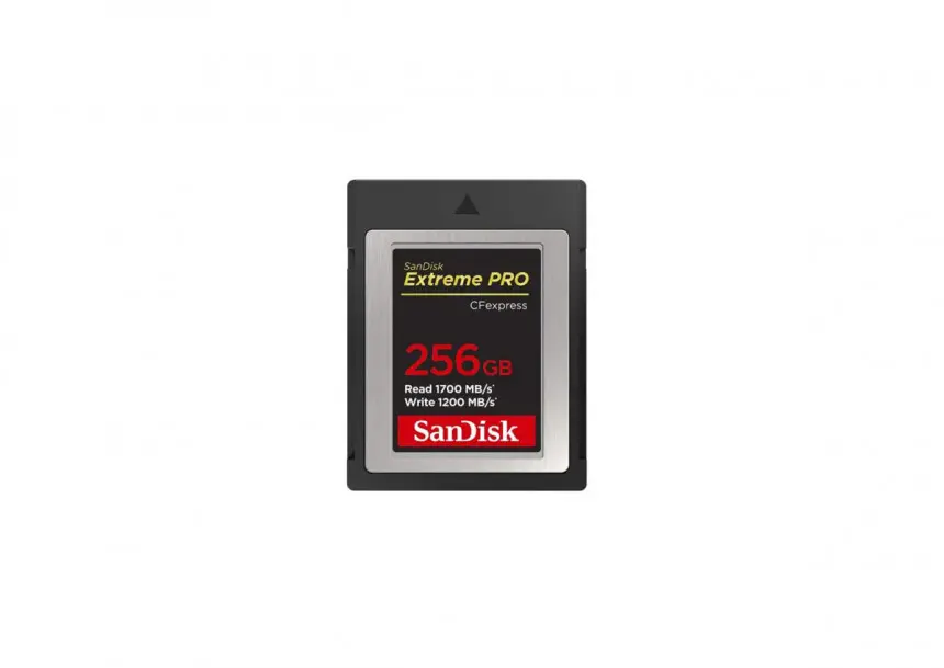 Sandisk cfexpress 256gb extreme pro 1700/1200mb/s