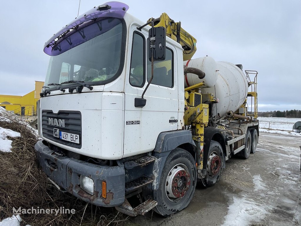 MAN 32.364 VFK Chassi kamion s mešalicom za beton