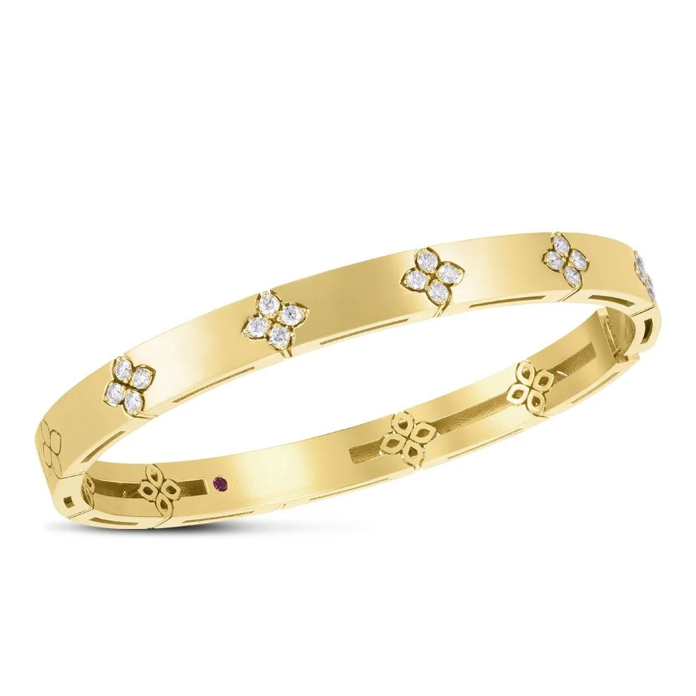 Love in Verona bangle with diamonds