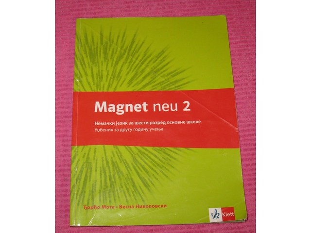 NEMAČKI JEZIK 6, MAGNET NEU 2 - udžbenik + CD