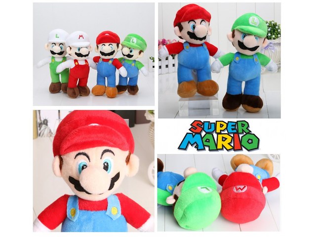 Super Mario Luigi Sega Nintendo Plisana Igracka Model 1