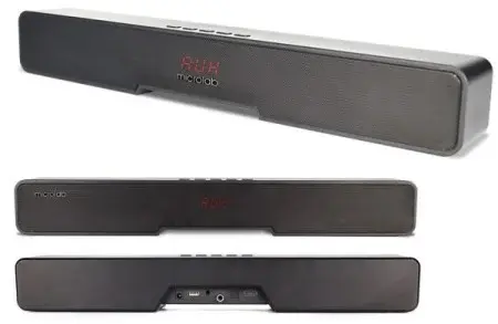 Microlab Bluetooth zvučnik soundbar Onebar02, LED, 2x15W, USB, HDMI, AUX, Optički, Koaksialni, Crni