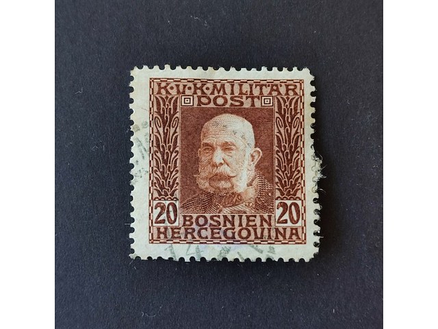 1912 Okupacija Bosne 20 heller