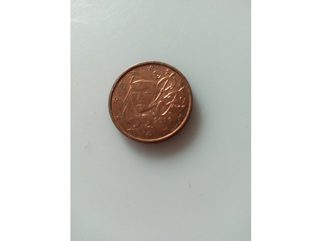 2 euro centa Francuska,  2019.