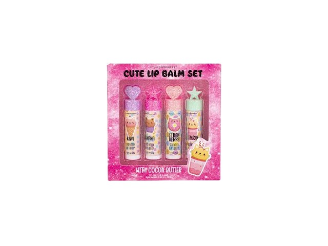 Balzam za usne set 4 - Cats, Cocoa Butter