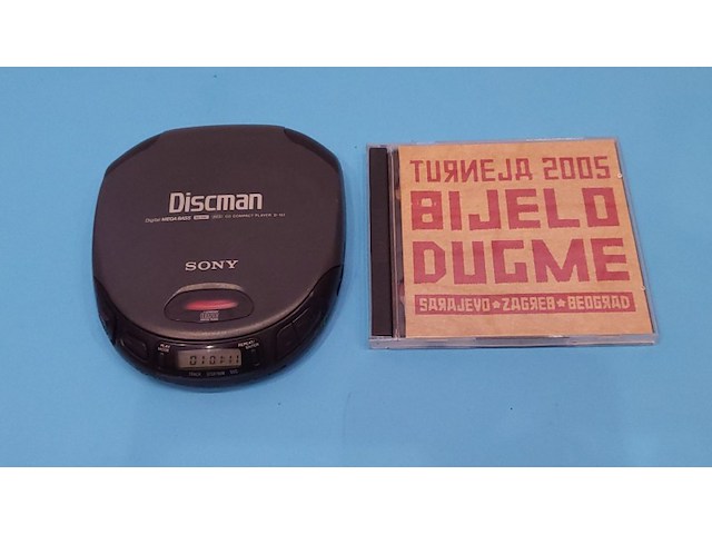 Sony D-151 discman + Bijelo Dugme CD + GARANCIJA!