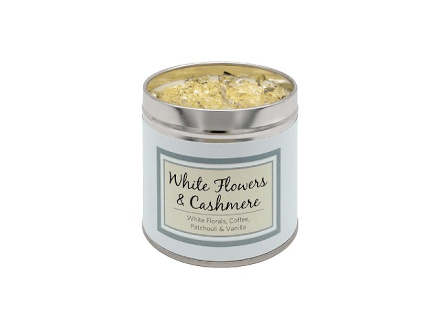 Mirisna sveća sa gliterom - Seriously Scented, White Flowers and Cashmere