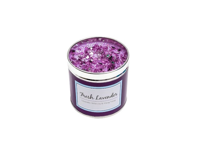 Mirisna sveća sa gliterom - Seriously Scented, Fresh Lavender