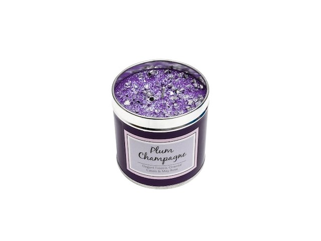 Mirisna sveća sa gliterom - Seriously Scented, Plum Champagne