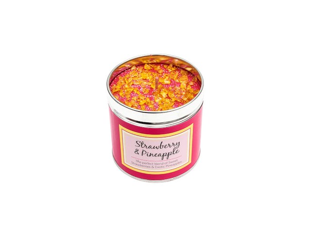 Mirisna sveća sa gliterom - Seriously Scented, Pineapple and Strawberry Punch