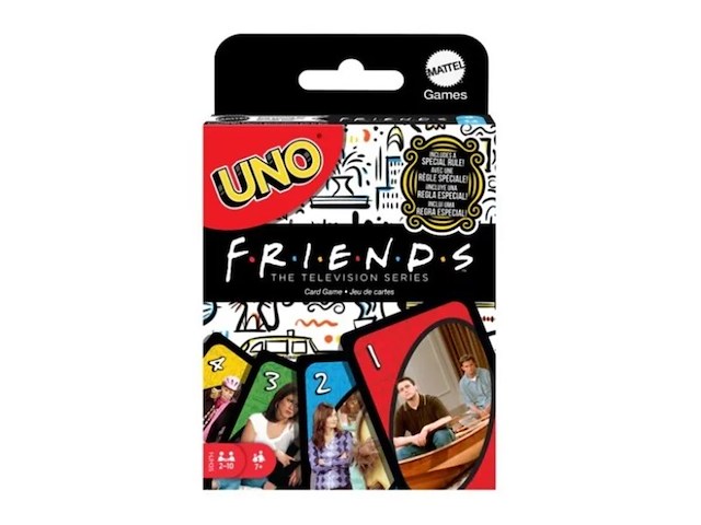 Uno karte - Mattel, Friends