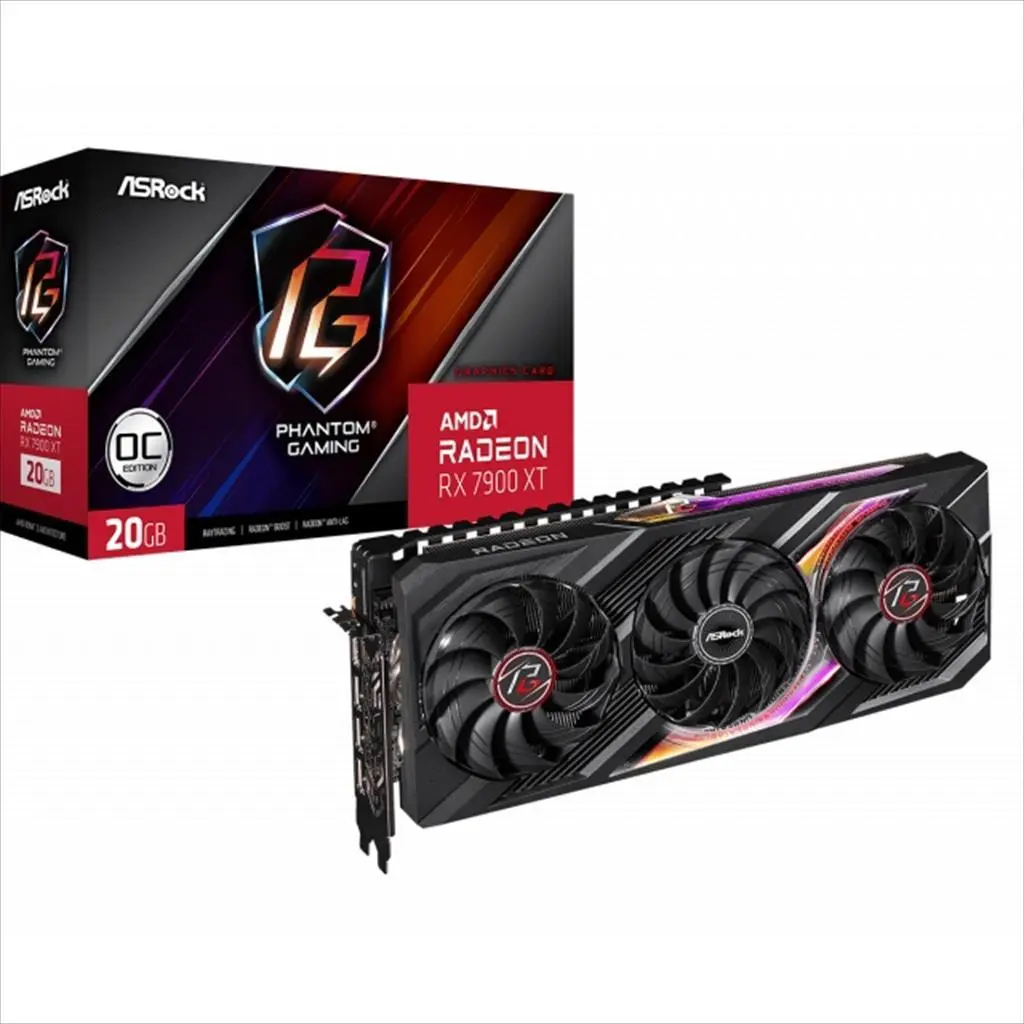 ASROCK grafička kartica VGA RKS7900 KST Phantom Gaming OC 20GB GDDR6, HDMI, 3kDP