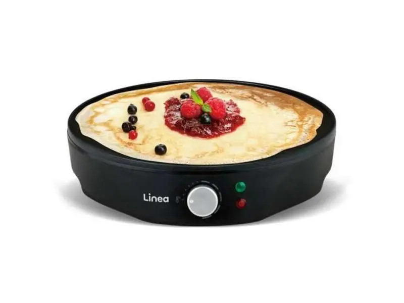 Linea LCM 0630 Aparat za Palačinke, 1200 W, 30 cm, Crna