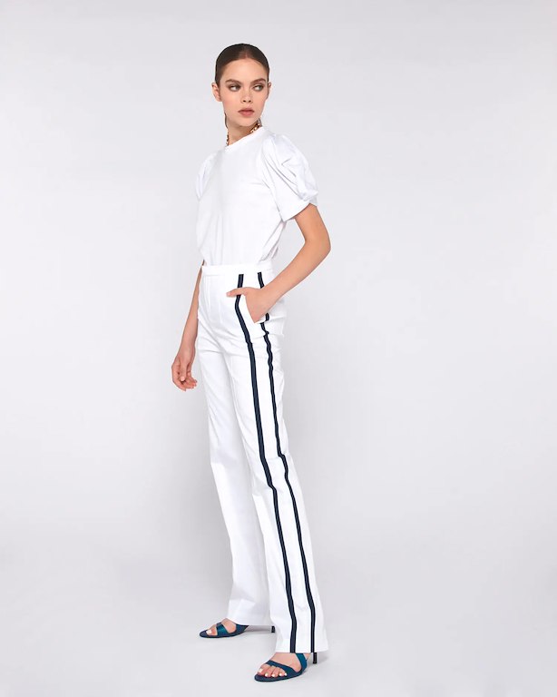 SILVIAN HEACH Ženske pantalone CVP23049, Bele