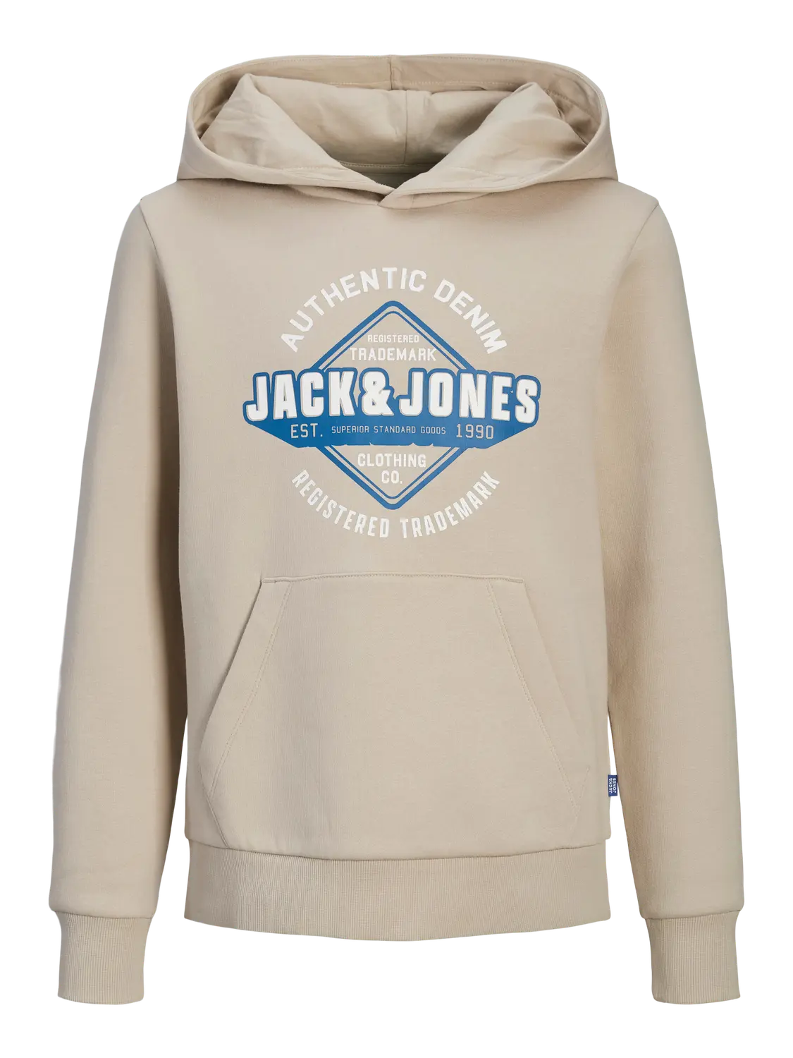 JACK & JONES JUNIOR Duks sa kapuljačom za dečake 12258823, Bež