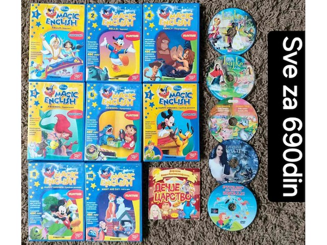 DVD crtaći Audio bajke Magic English Disney Dizni