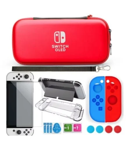 Nintendo Switch Oled Carrying Hard Case - Switch Oled Torbica/Futrola red