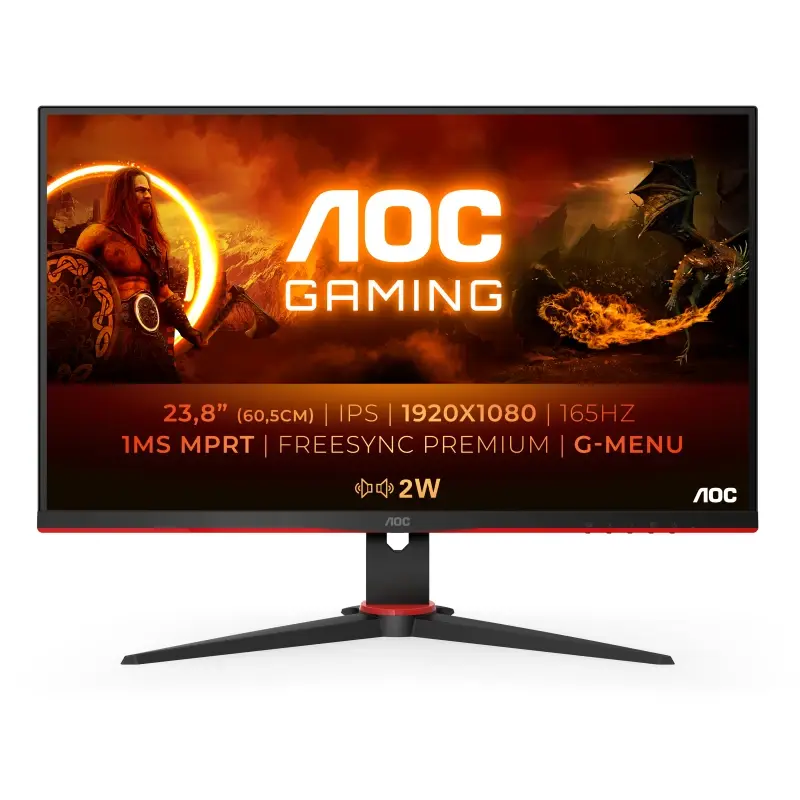 AOC Gaming monitor 24G2SPAE/BK 24" IPS 1920x1080, 165Hz, 1ms, Crni